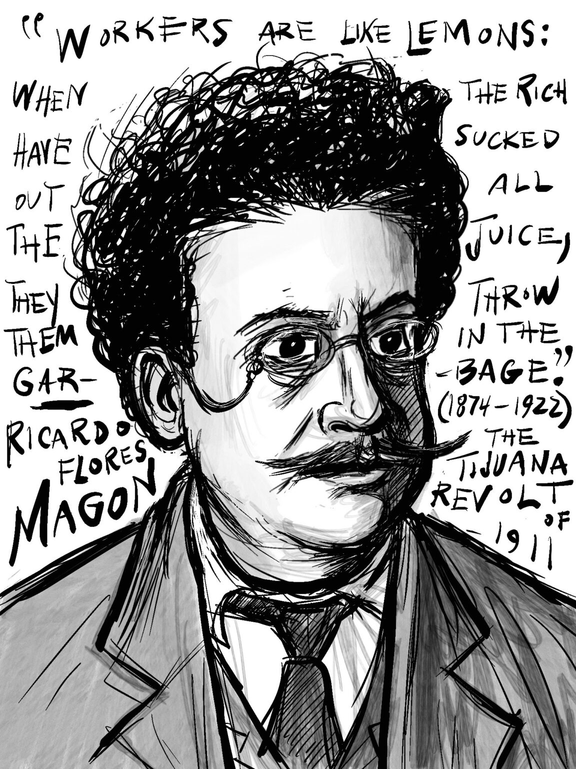 Ricardo Flores Magón. Anarquista mexicano y revolucionario indomable ...