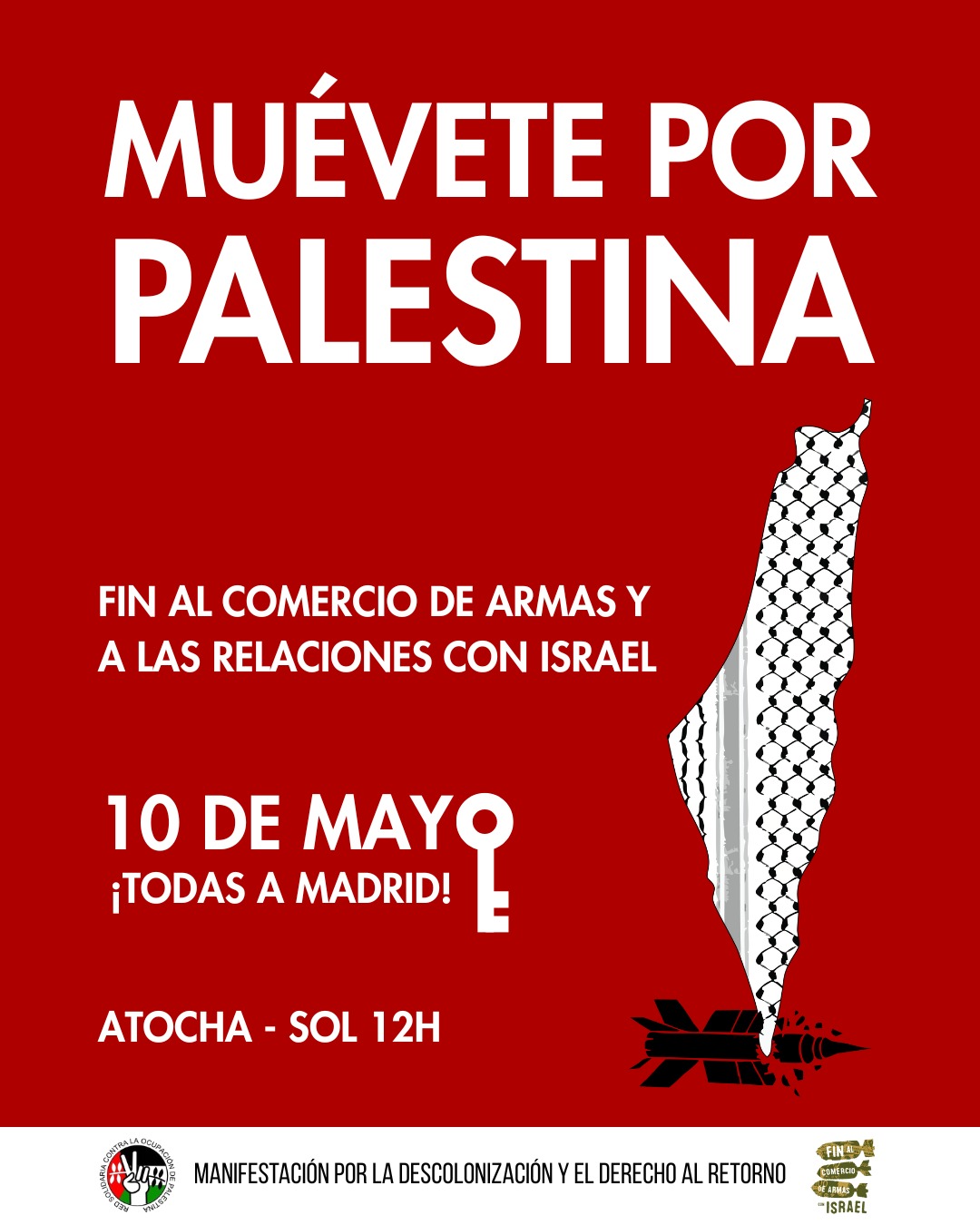 Muévete por Palestina; el 10 de mayo todas Madrid - Todo Por Hacer